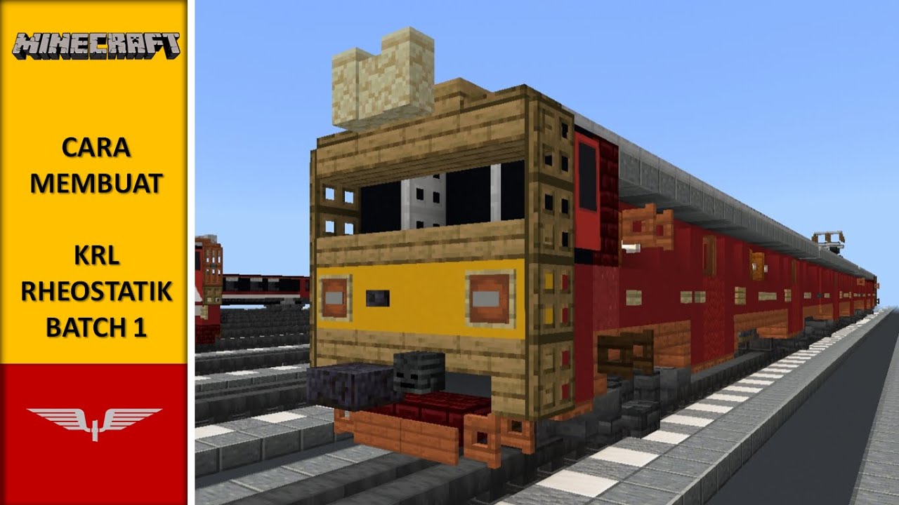 Tutorial Membuat KRL Rheostatik Batch 1 di Minecraft - YouTube