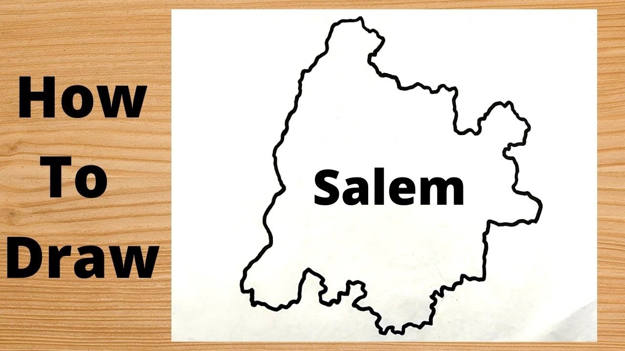 Drawing Salem City Map - India - YouTube