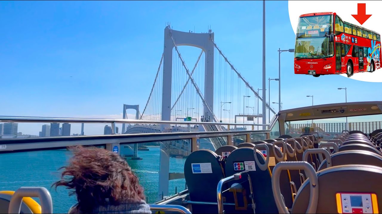 Japan's Biggest Open-Top Double-Decker Bus | SKYBUS Tokyo🚍🗼 | スカイバス東京 ...