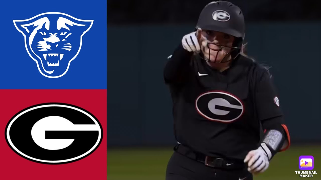 Georgia Highlights vs Georgia State | 2023 College Softball Highlights ...