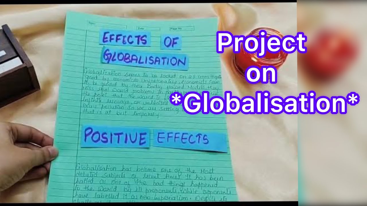 Globalization Project | @CreativeBeautyIdeasbyPrachi - YouTube
