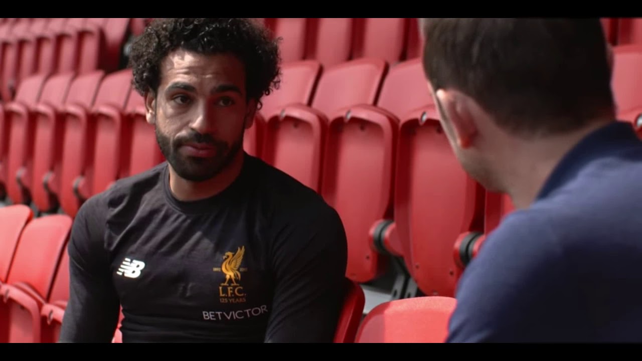 Frank Lampard Interview With Liverpool Star Mohamed Salah - YouTube