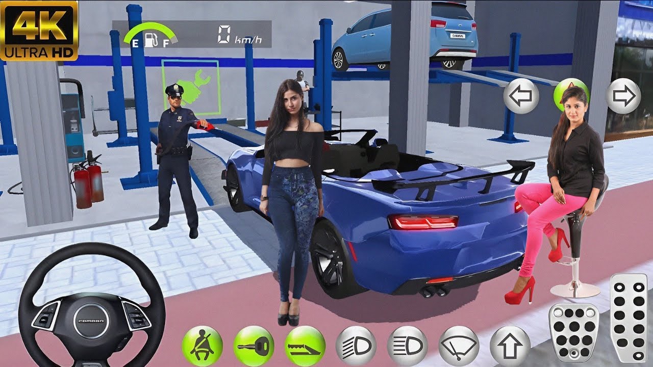 Buggati Seron Super Car Auto Repair Shop Driving Funny Gameplay - 3D ...