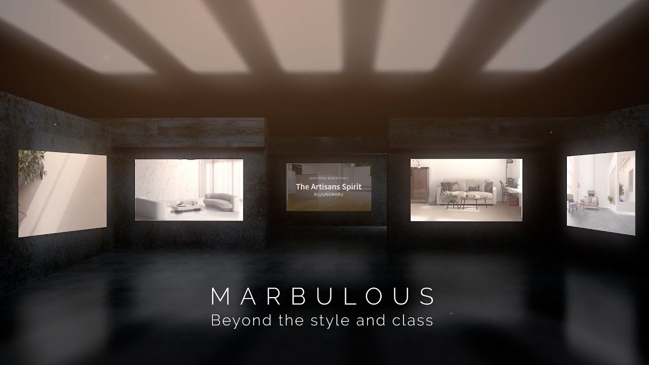[MARBULOUS GALLERY 2023] 프리미엄 대리석 마루, 마뷸러스 - YouTube