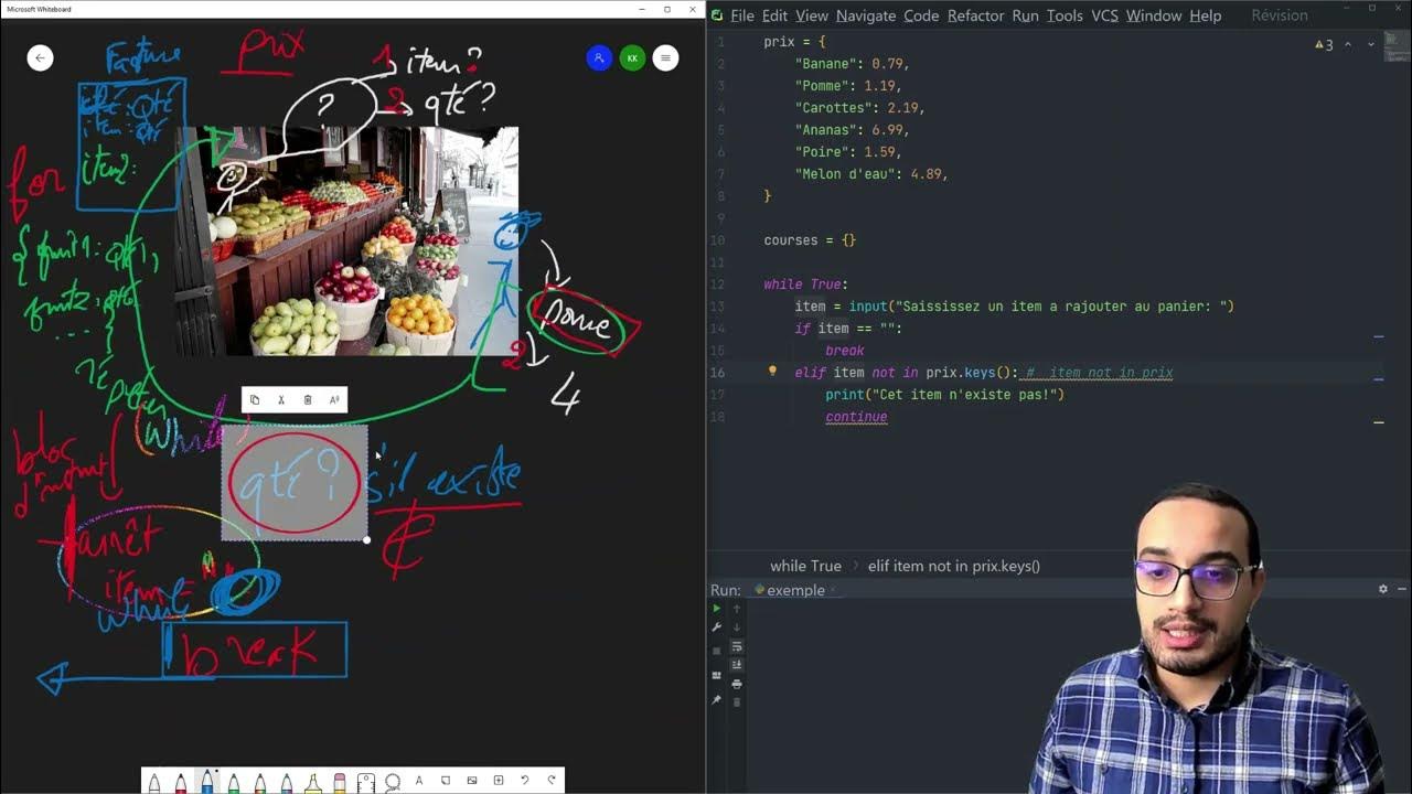 INF1005D - Chapitre 6 - Partie 2 - Exemple des courses corrigé avec 3 ...
