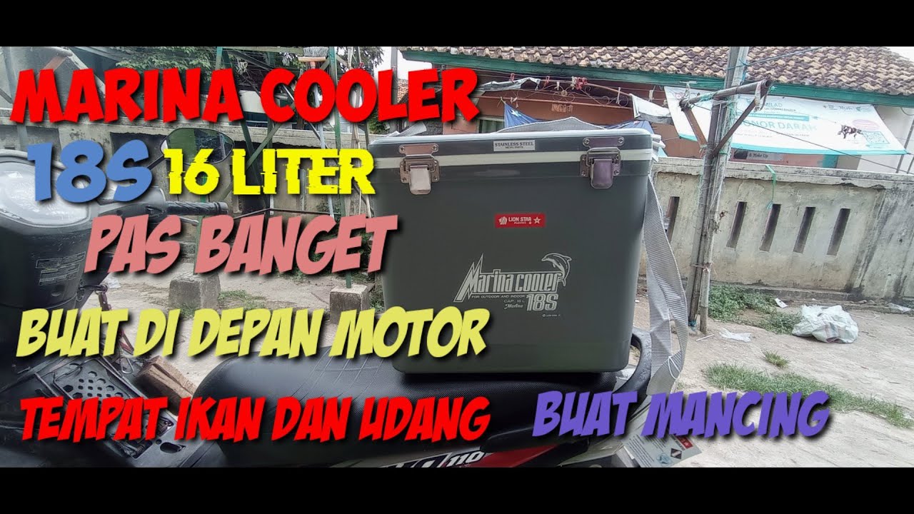 UNBOXING, review box Marina cooler 18s,16 liter. - YouTube