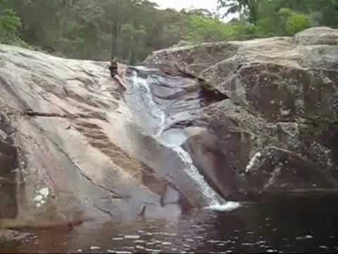 Fun at Mumbula Falls, Bega Valley - YouTube
