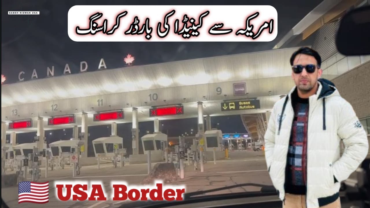 Crossing USA to Canada border | USA border Road Trip 2024 - YouTube