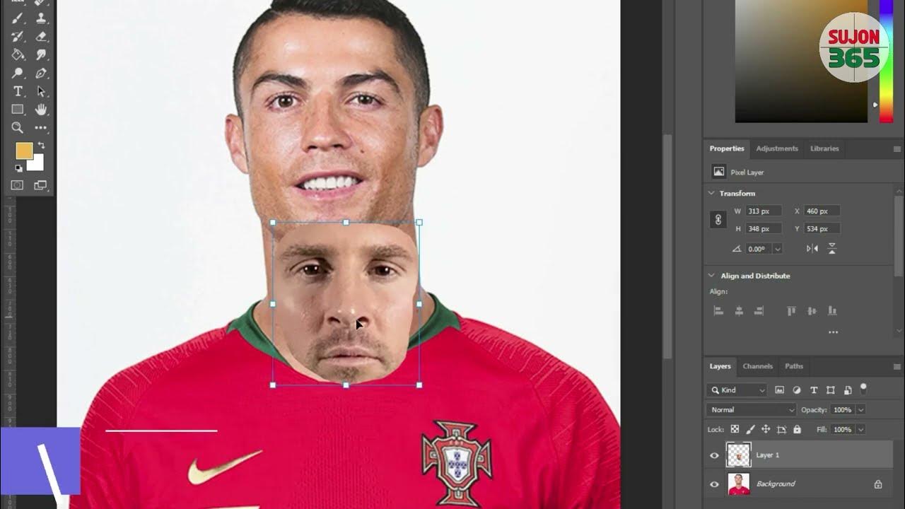 How to Easily Swap Faces in Photoshop | Change Face / Morph Face / Swap ...