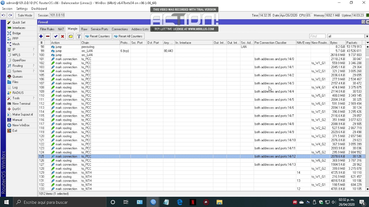 Balanceo PCC + NTH 14 WAN ADSL (PPPoE) Telmex - YouTube