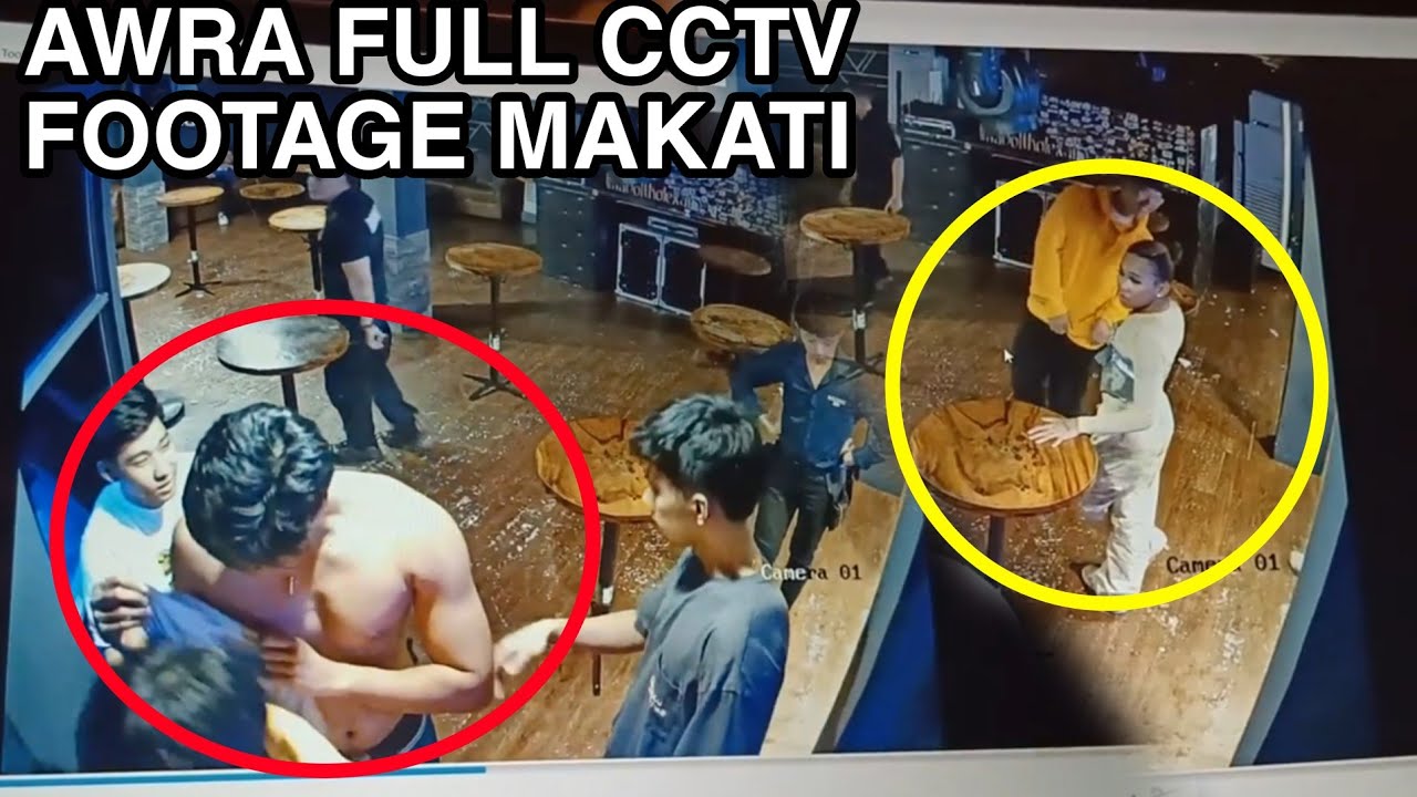 TRENDING! AWRA BRIGUELA FULL CCTV FOOTAGE MAKATI - YouTube