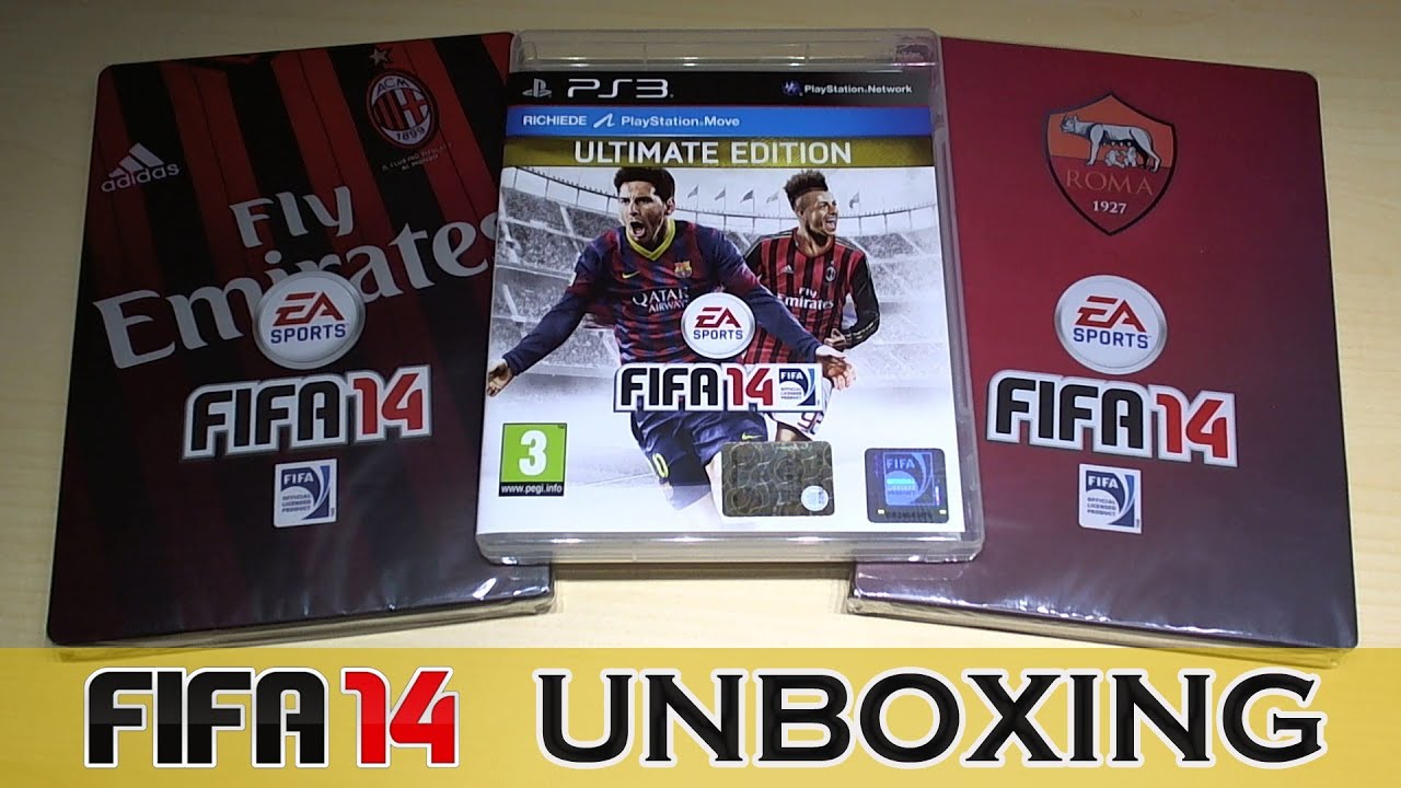 UNBOXING FIFA 14 ULTIMATE EDITION + Steelbox ita - YouTube