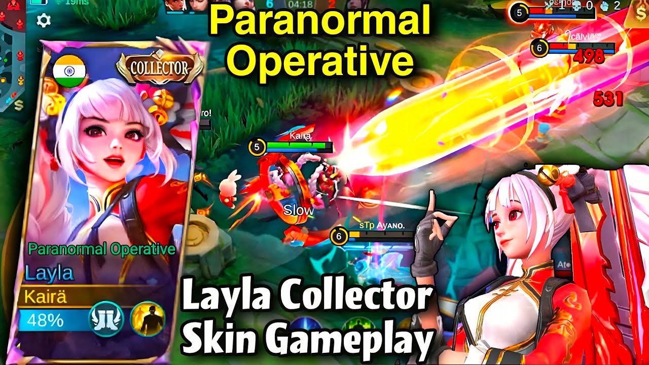 LAYLA COLLECTOR SKIN GAMEPLAY! ️Paranormal Operative🔥 - YouTube