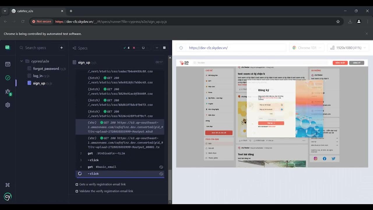 Video demo Cypress Test - YouTube