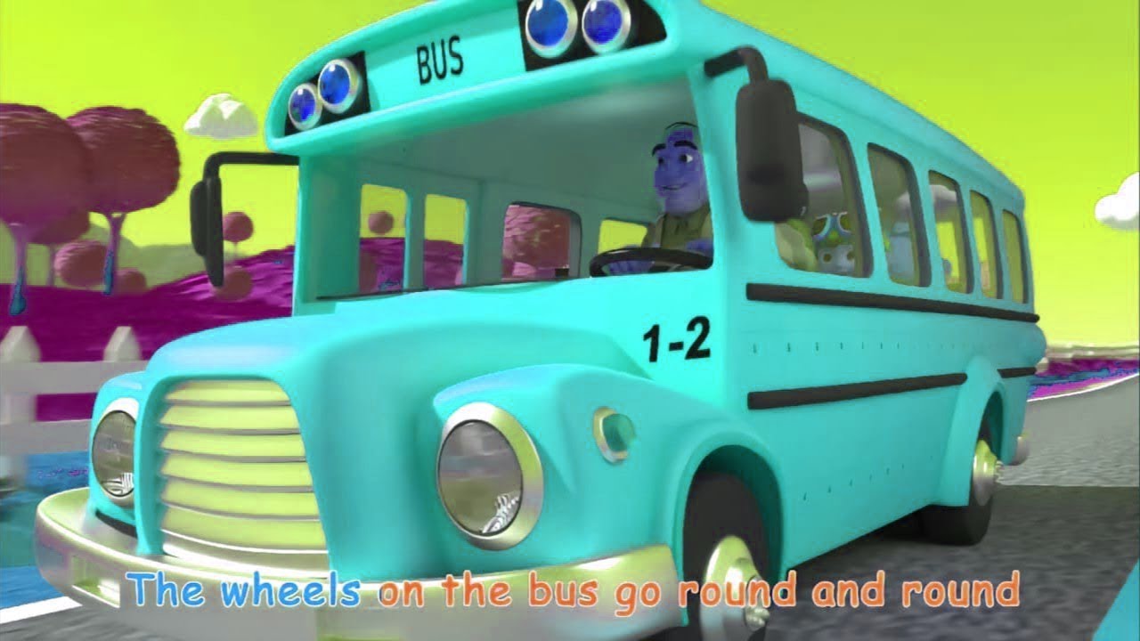 🚍 Wheels on the Bus Remix Variations 🎶 [1:08 LOOP] Fun Bubbles Sound ...