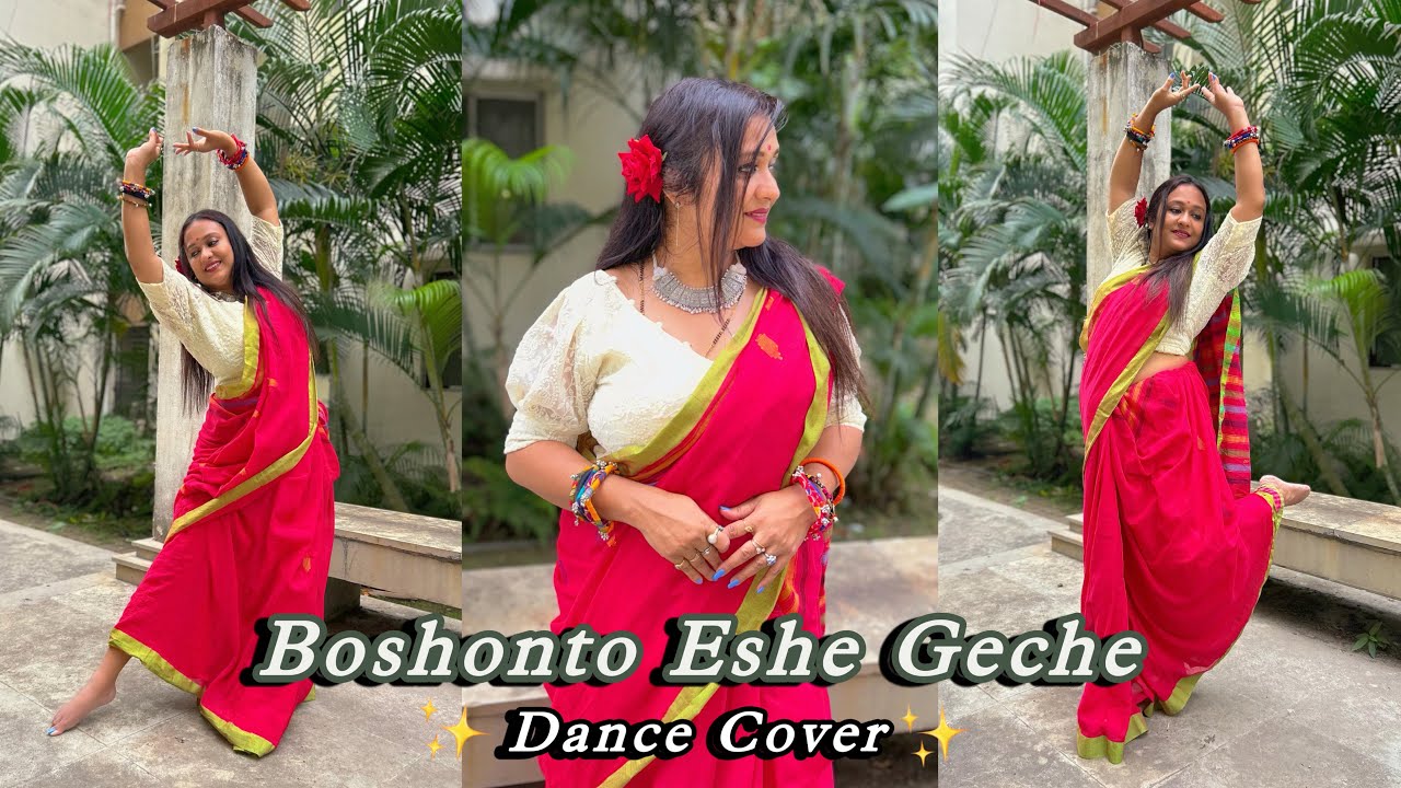 Boshonto Eshe Geche | Holi Special Dance Cover 💗🌹 - YouTube