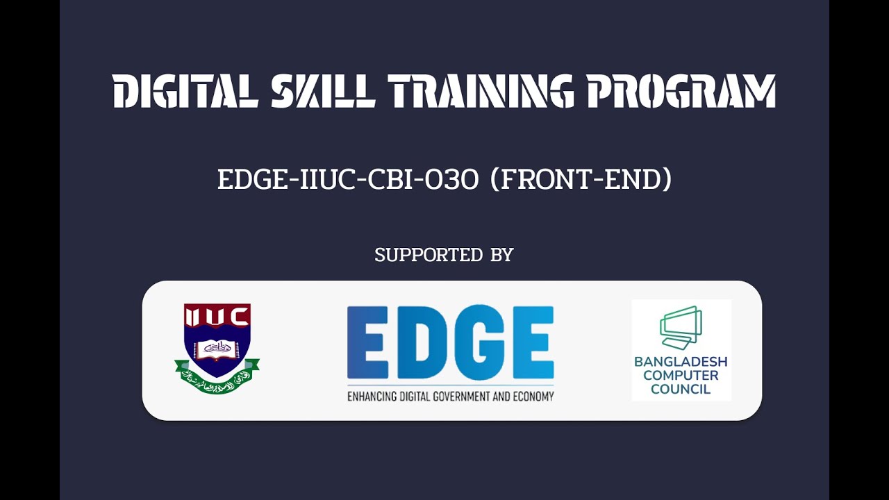 Exploring the Frontend Design of Edge-IIUC-CBI-030 | UI/UX Walkthrough | GitHub Project by ...