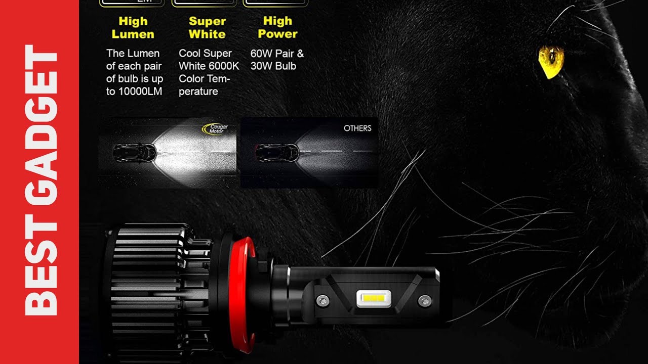 Best Led Headlights 2022 - Cougar Motor LED Bulbs All-in-One Review ...