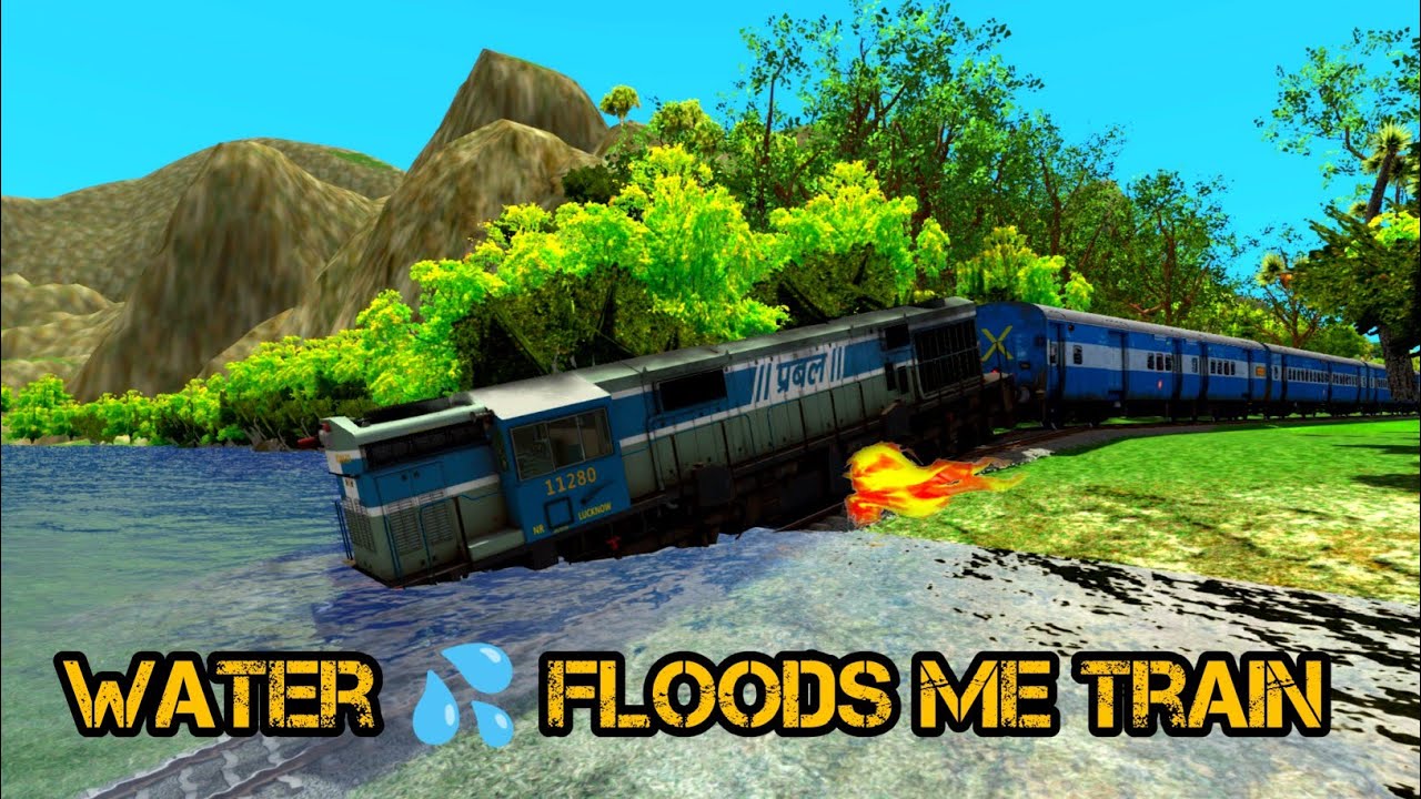 water railroad tracks train simulator - YouTube