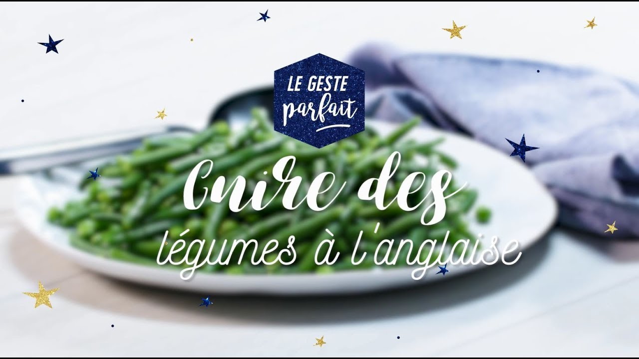 Geste de cuisine : cuire des légumes verts à l'anglaise - YouTube