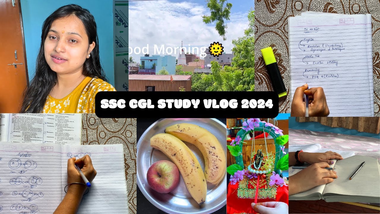 ssc study vlog |📚ssc cgl aspirants life |ssc cgl 2024|study vlog| ssc ...