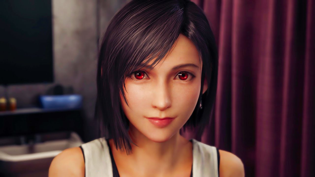 Tifa Short Hairstyle with Skirtless Outfit - FINAL FANTASY 7 REMAKE ...