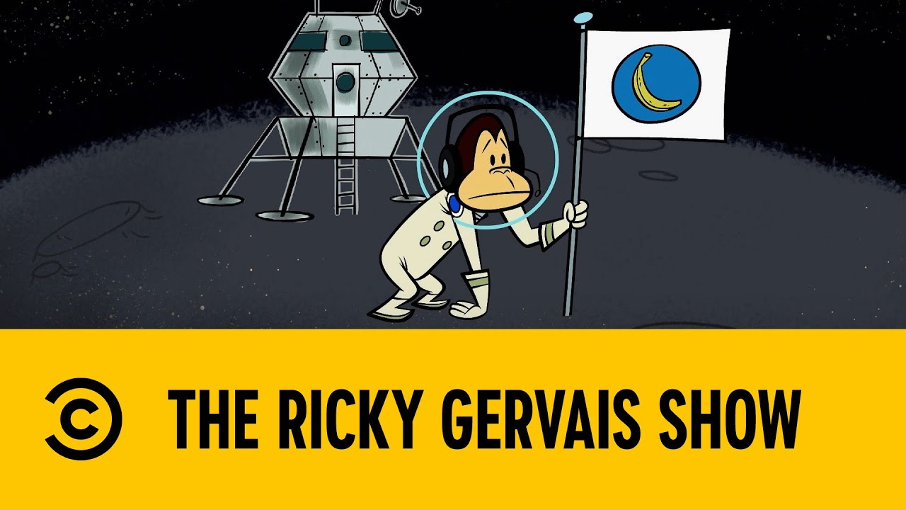 Space Monkey | The Ricky Gervais Show - YouTube