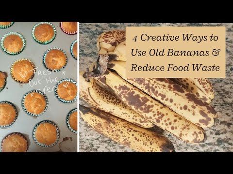 4 Creative Ways to Use Old Bananas & Reduce Food Waste - YouTube