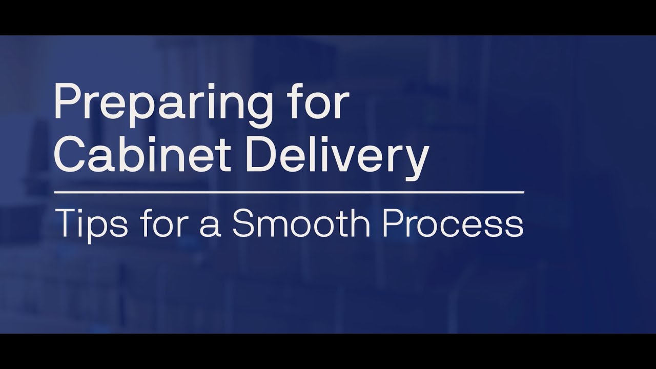 Prepare for Cabinet Delivery with Shenandoah Cabinetry - YouTube