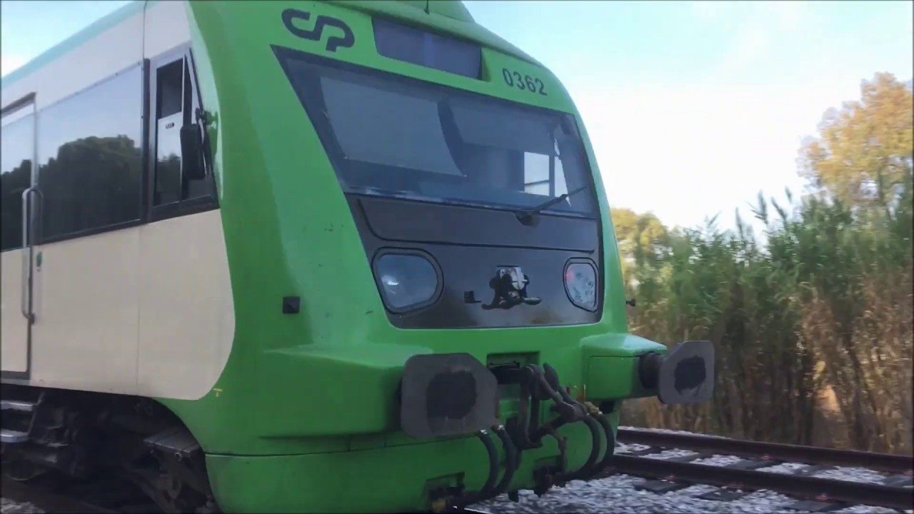 Automotora Allan com o Comboio "Raiano" - Estação de Portalegre - 2018 ...