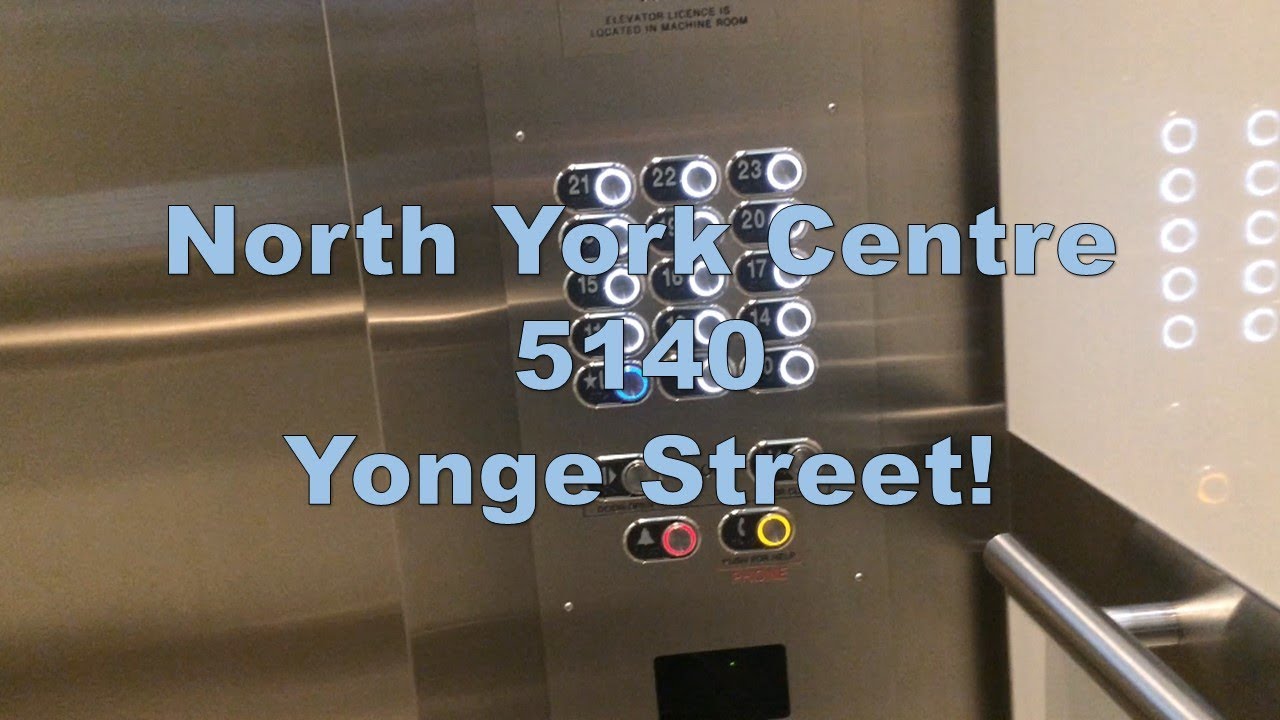 Dover/ThyssenKrupp High-Rise Traction Elevators @ 5140 Yonge Street ...