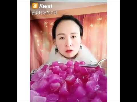 Yeni akim Buz yeme (asmr)