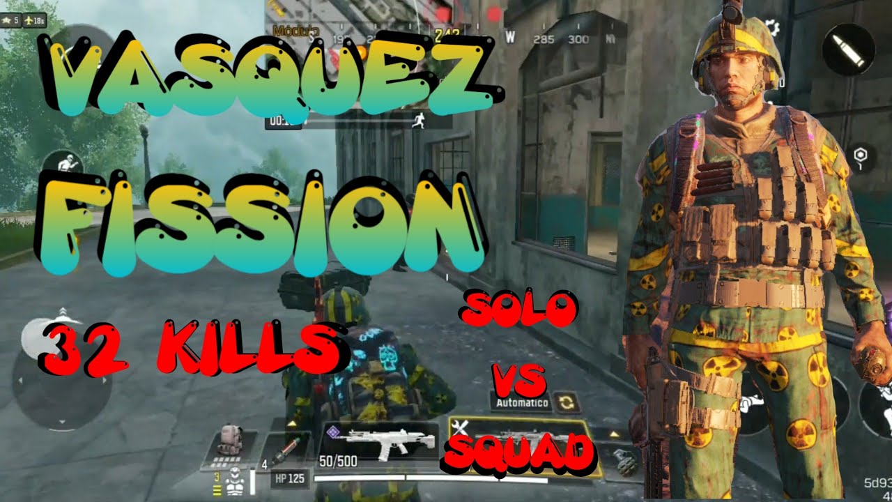 VASQUEZ-FISSION.SKIN GRATUITA COD MOBILE - YouTube