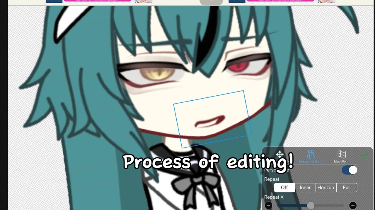 Process of editing! || Gacha editing ibispaint x - YouTube