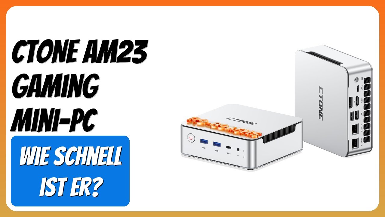 BEWERTUNG (2025): CTONE AM23 Gaming Mini-PC. WESENTLICHE Einzelheiten ...