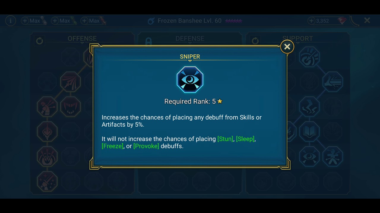 Raid frozen banshee masteries - YouTube