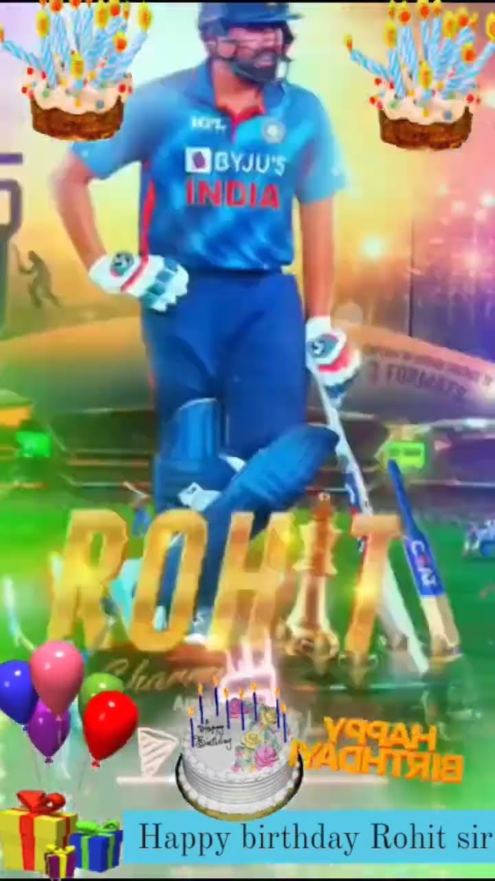 Happy Birthday Rohit Sharma - YouTube