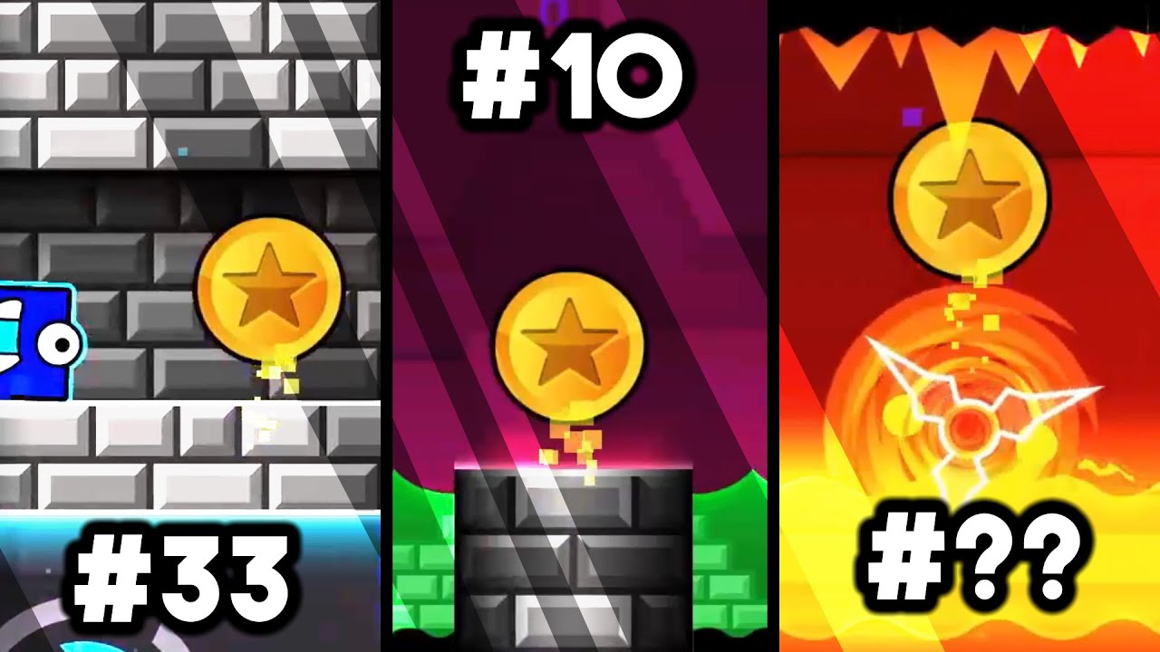 Every Coin Ranked - Geometry Dash 2.11 - YouTube