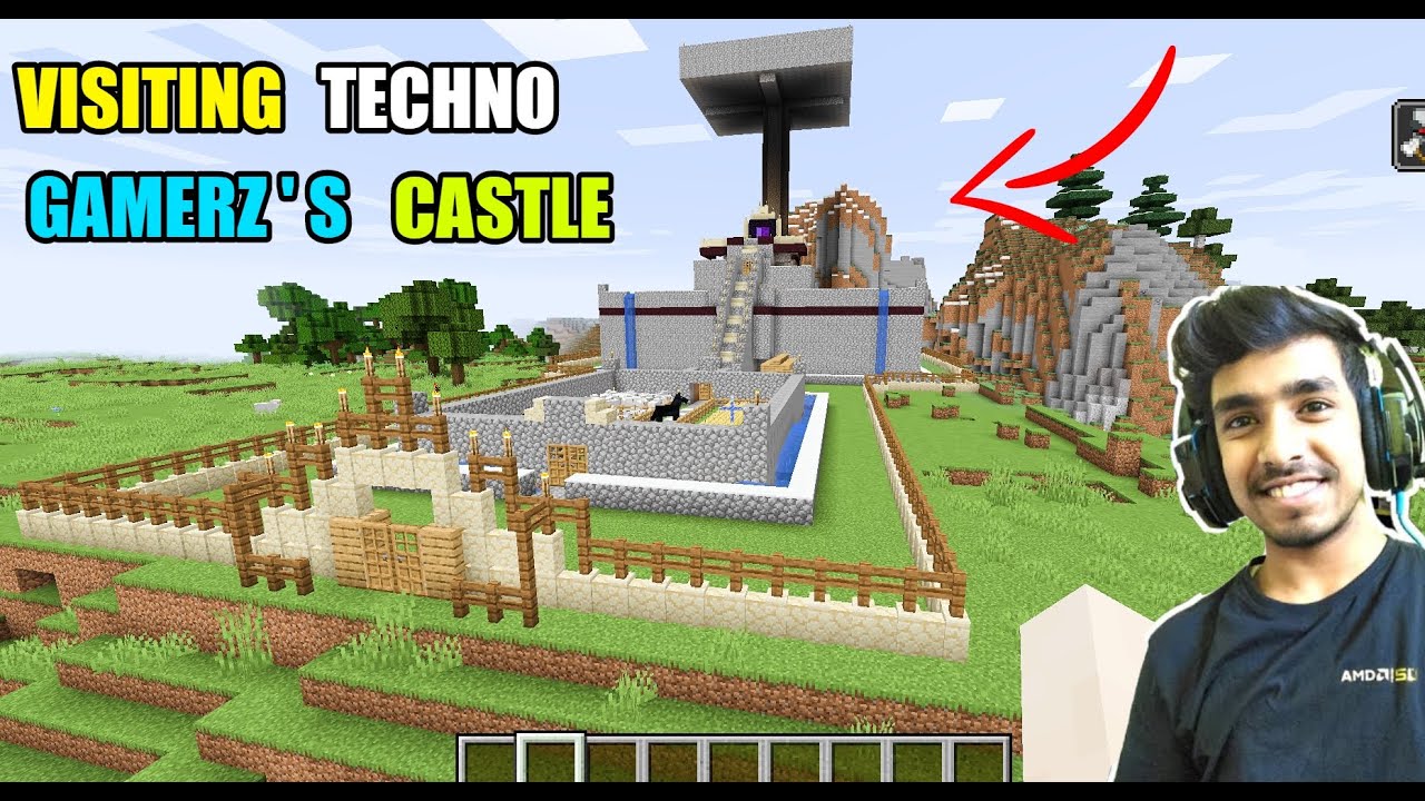 VISITING TECHNO GAMERZ MINECRAFT WORLD | MINECRAFT HINDI GAMEPLAY - YouTube