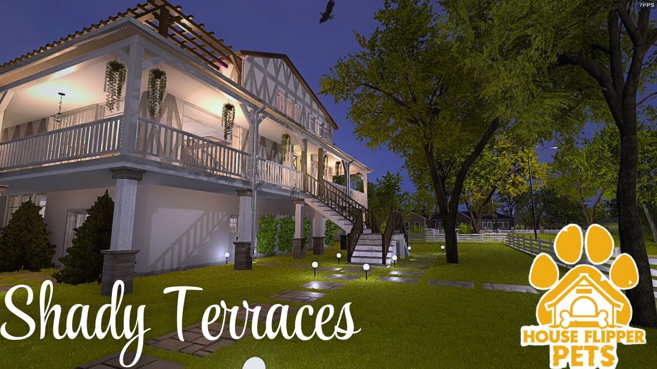 HOUSE FLIPPER SHADY TERRACES SPEED BUILD BEFORE AND AFTER - YouTube