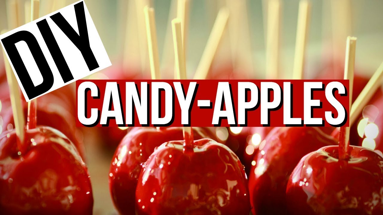 DIY - EASY HOMEMADE CANDY APPLES! - YouTube