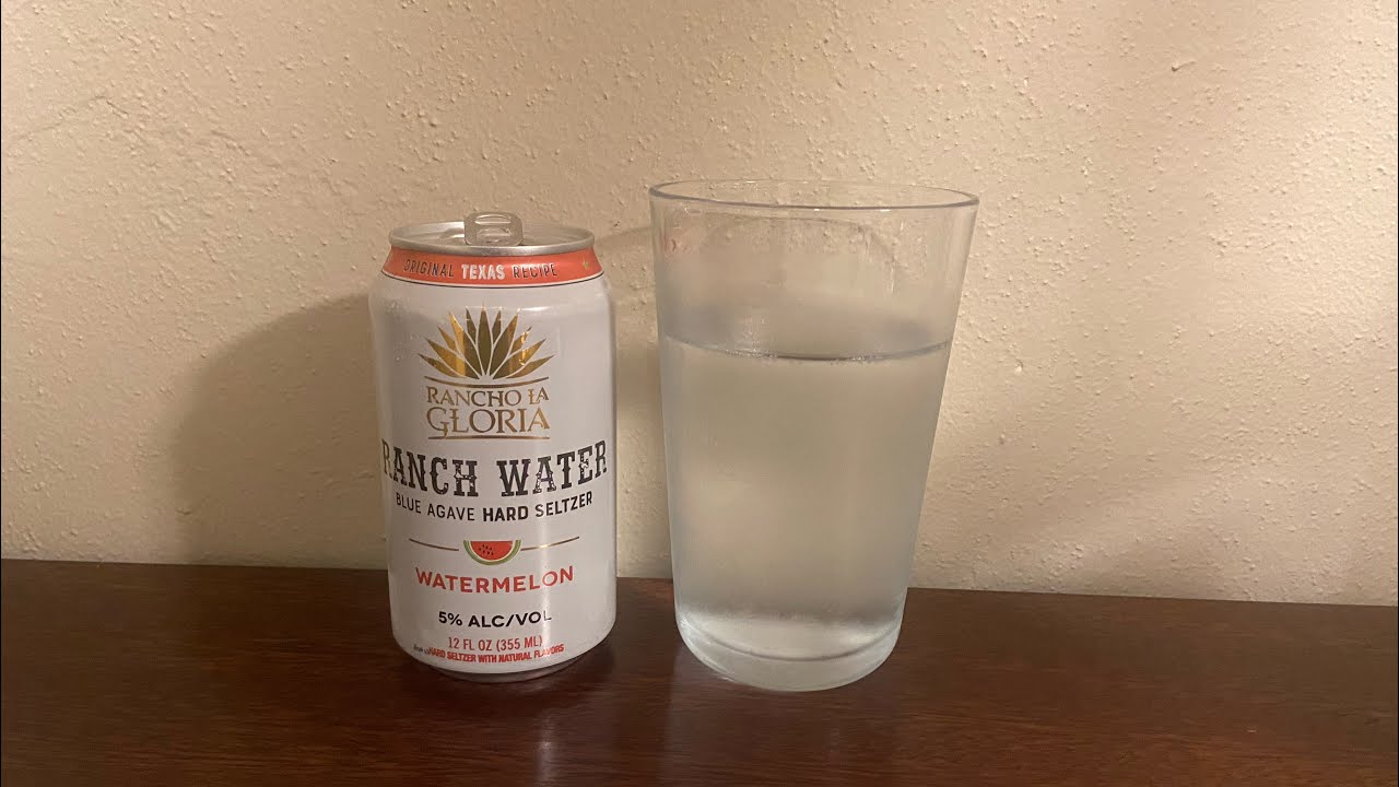 Rancho La Gloria Ranch Water Blue Agave Watermelon Hard Seltzer - YouTube