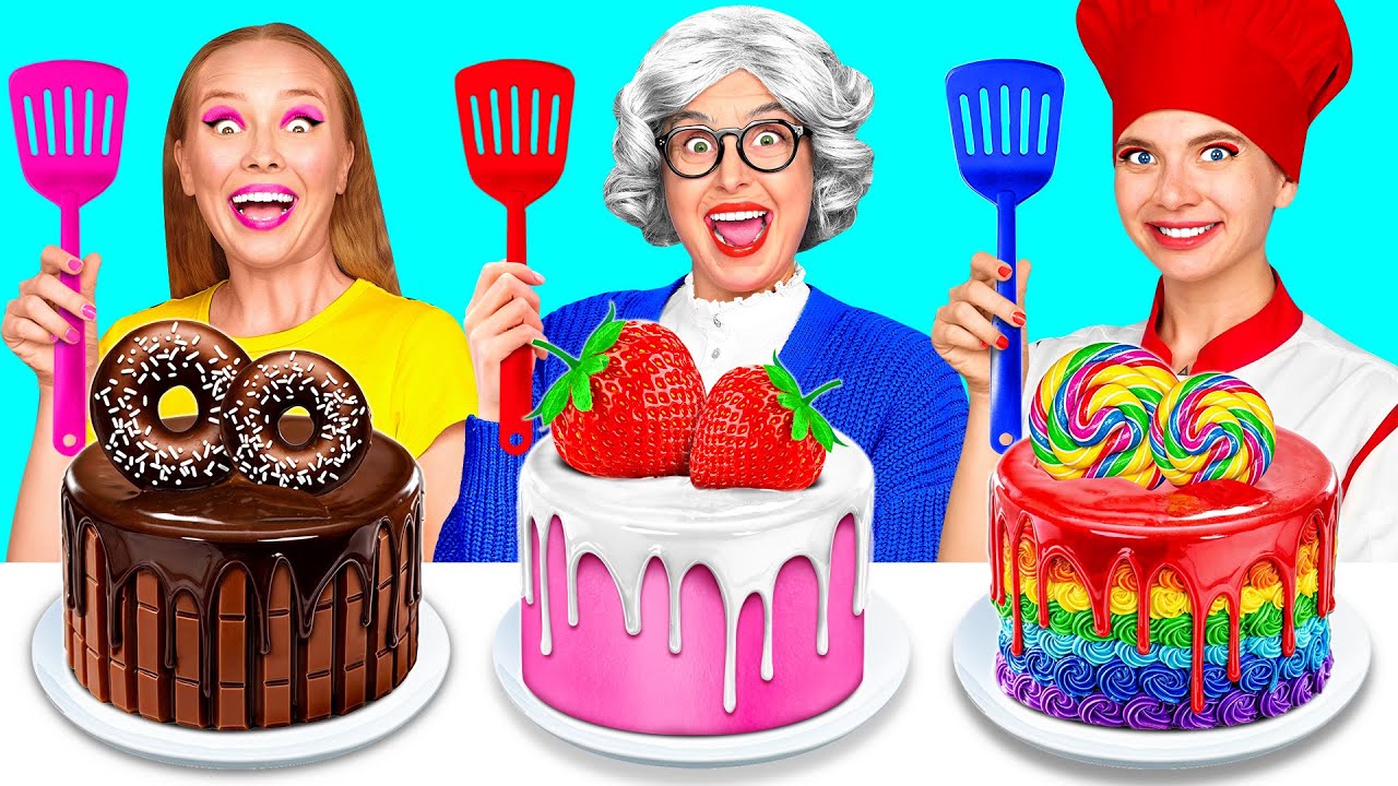 Me vs Grandma Cooking Challenge | Tasty Kitchen Hacks by TeenTeam ...