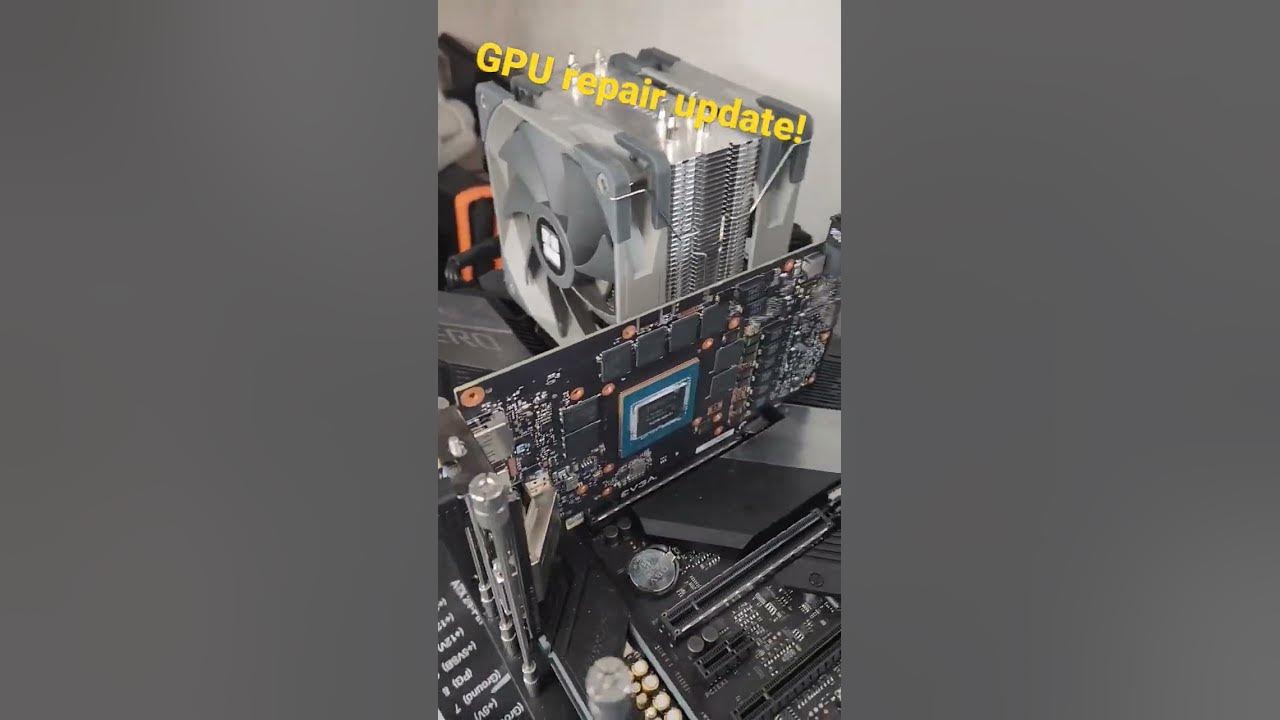 #2070super GPU repair update!! #gpurepair - YouTube