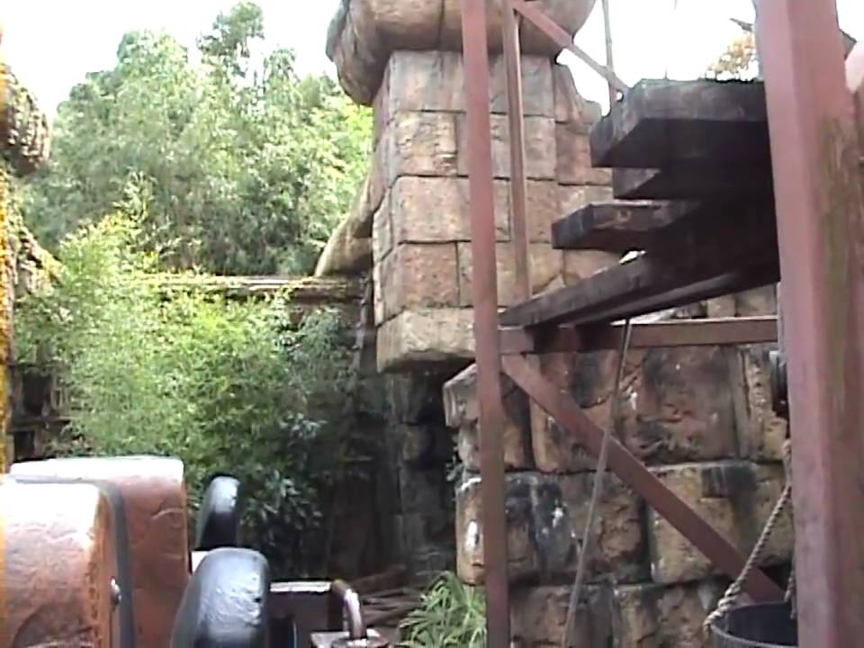 Disneyland Paris: Indiana Jones - Roller Coaster Ride - YouTube