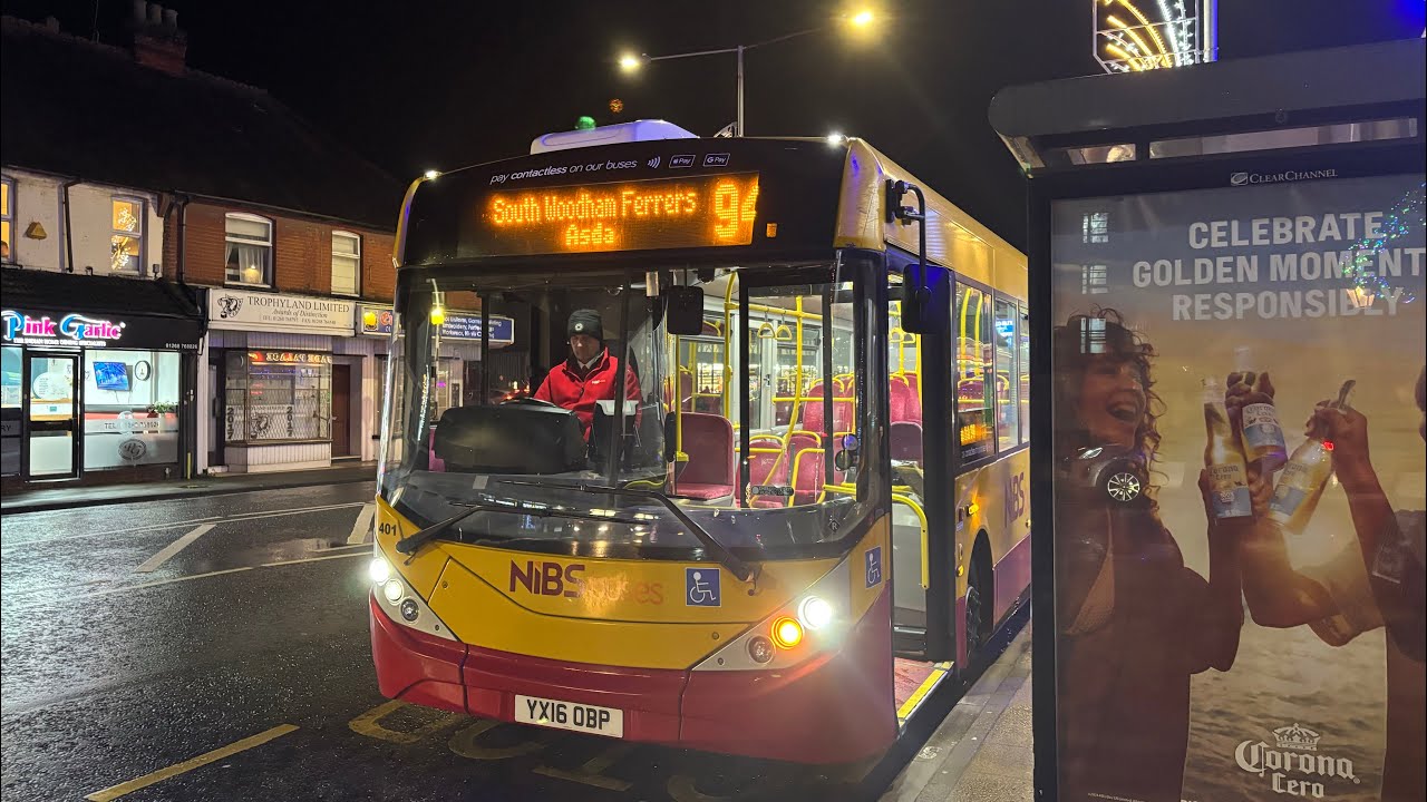 *Thrash* Nibs Buses ADL Enviro 200 MMC 401 YX16OBP on service 94 - YouTube