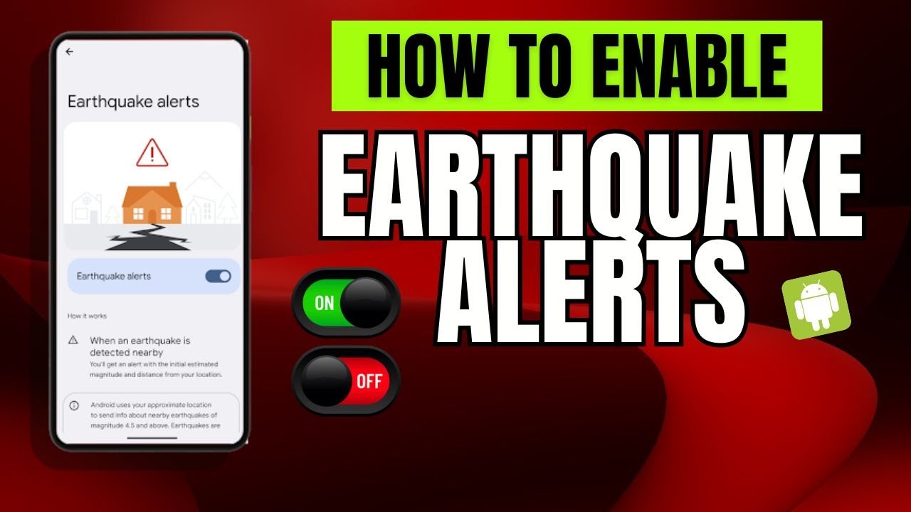How to Enable Earthquake Alert on Your Android Phone - YouTube