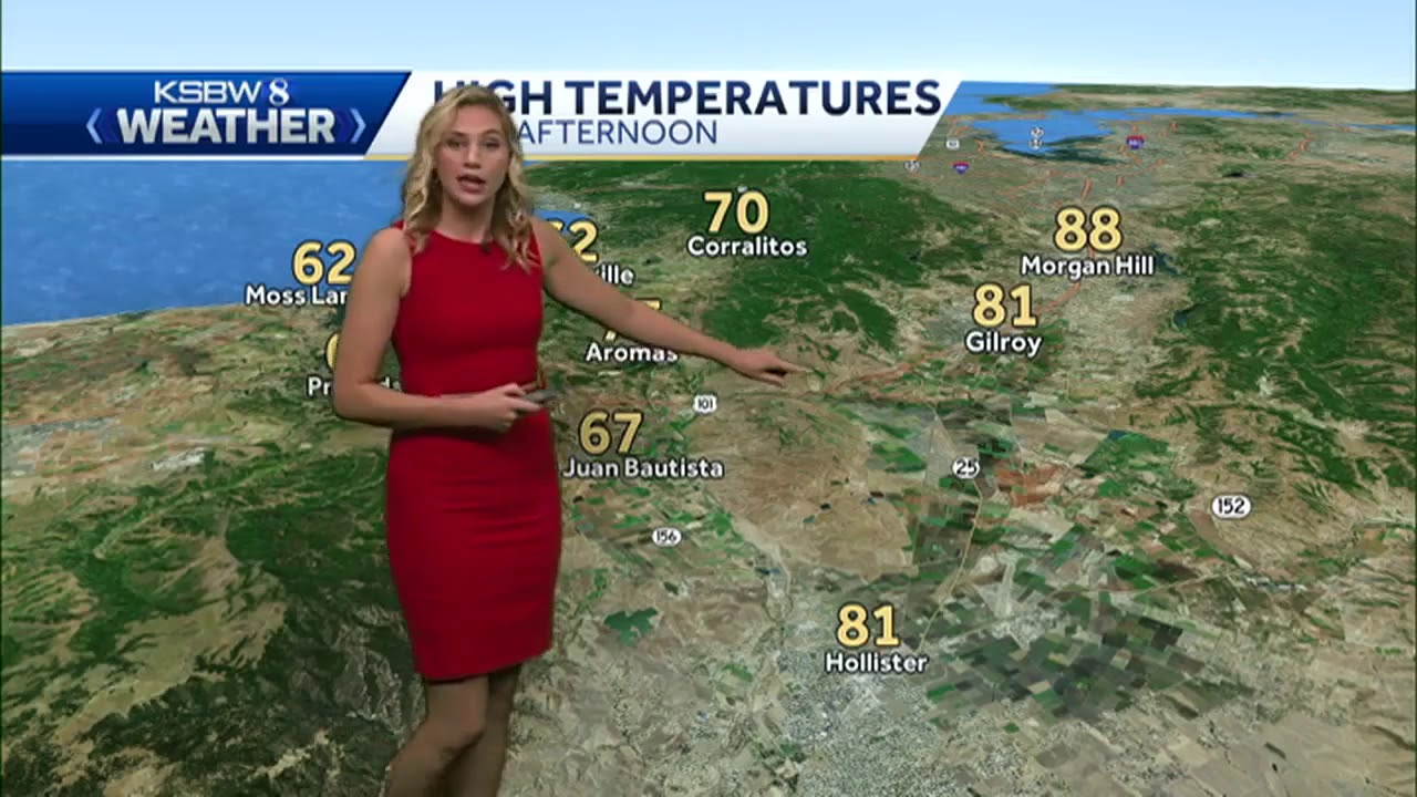 Sunday p.m KSBW Weather Forecast 07.01.18 - YouTube