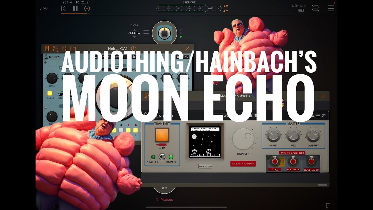 Moon Echo by AudioThing and Hainbach - AUM demo with Noises! - YouTube