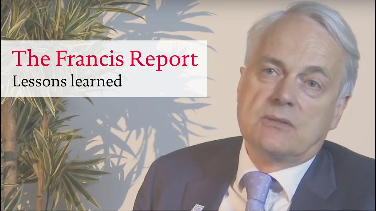The Francis Report: Lessons learned - YouTube